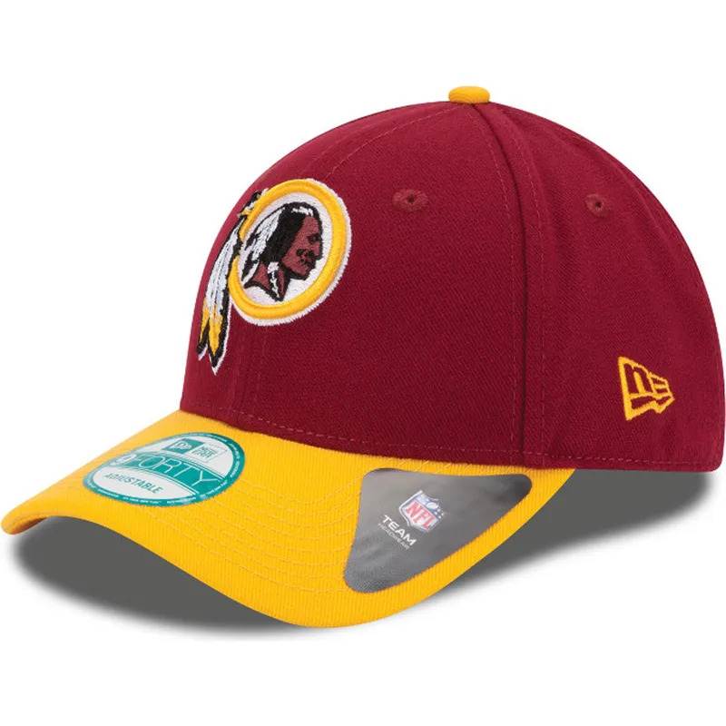 New Era Curved Brim 9FORTY The League Washington Commanders NFL Red and ...