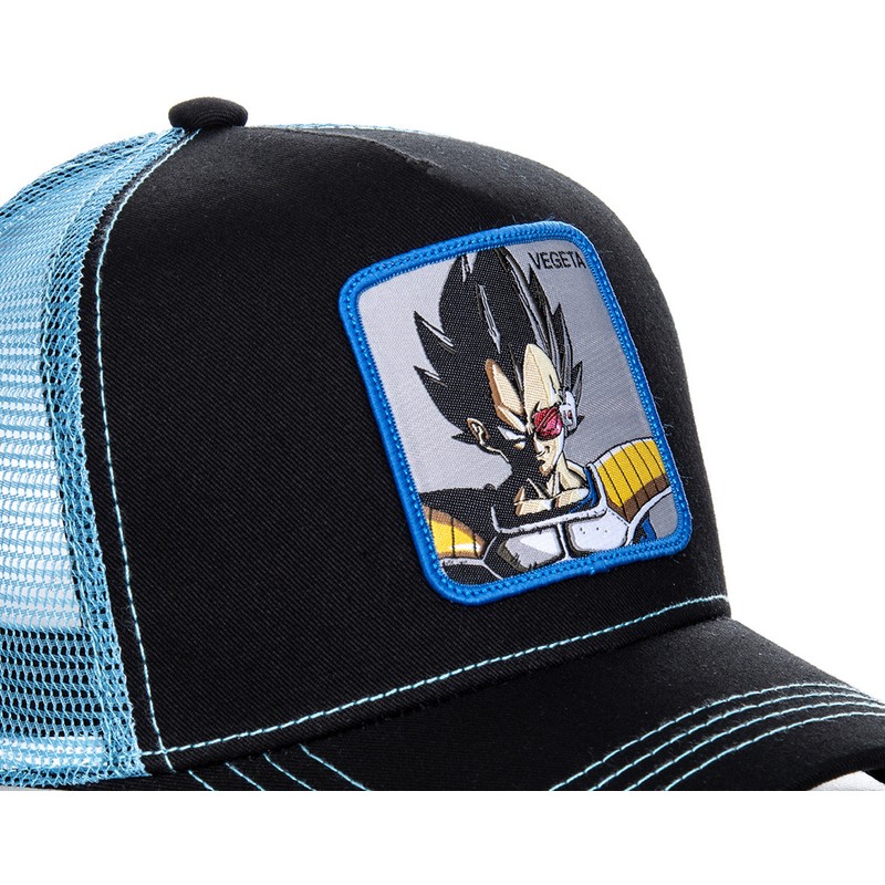 Capslab Vegeta VEGB Dragon Ball Black and Blue Trucker Hat: Caphunters.ca