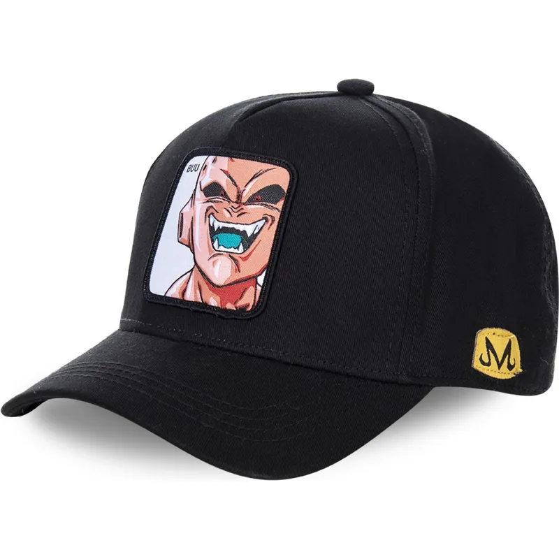 Capslab Curved Brim Kid Buu BUUB Dragon Ball Black Snapback Cap ...