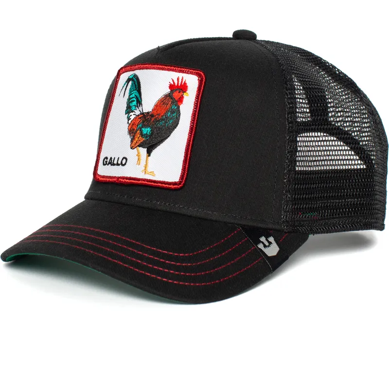 Goorin Bros. Rooster Grande Gallo Black Trucker Hat: Caphunters.ca