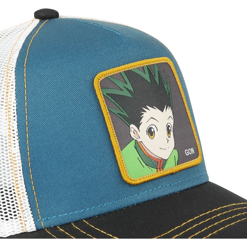 Casquette trucker bleue, blanche et noire Gon Freecss GON1 Hunter x Hunter Capslab: Caphunters.ca