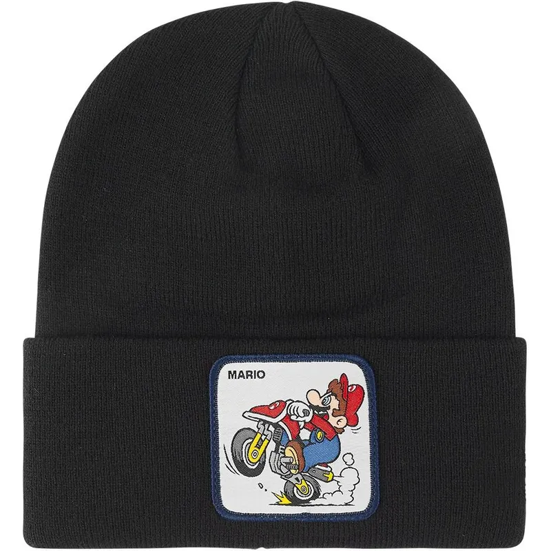Μαύρο σκουφί Mario Motorcycle BON SUP1 Super Mario Bros. από Capslab ...