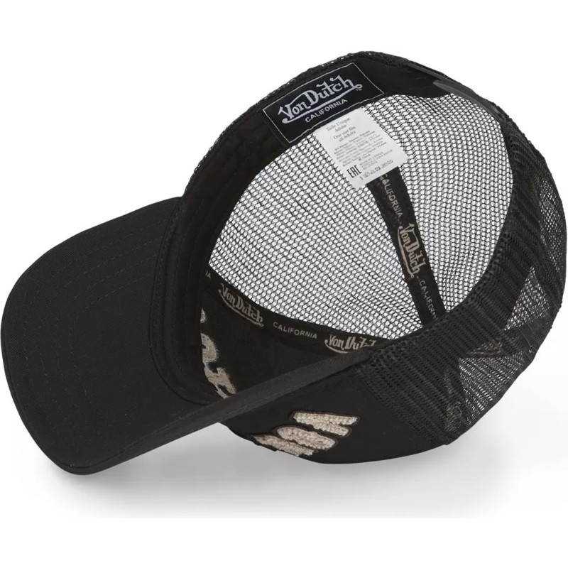 Von Dutch BUCKL NR Black Trucker Hat: Caphunters.ca