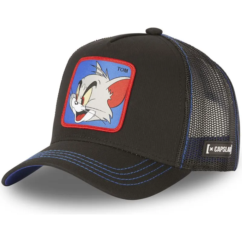 Capslab Tom TO7 Looney Tunes Black Trucker Hat: Caphunters.ca