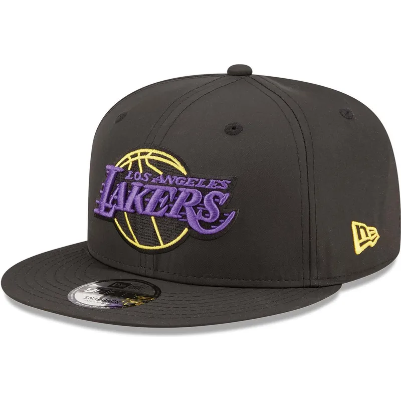 New Era Flat Brim 9FIFTY Neon Pack Los Angeles Lakers NBA Black ...