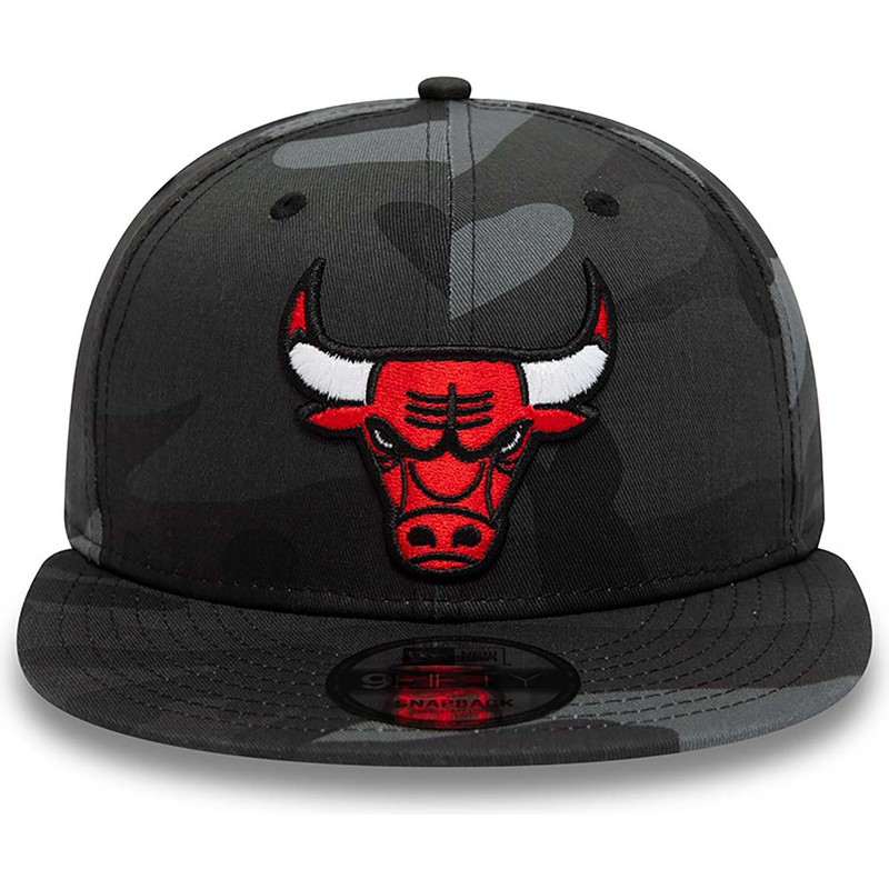 New Era Flat Brim 9FIFTY Team Chicago Bulls NBA Camouflage and Black ... New Era Flat Brim 9FIFTY Team Chicago Bulls NBA Camouflage and Black ...