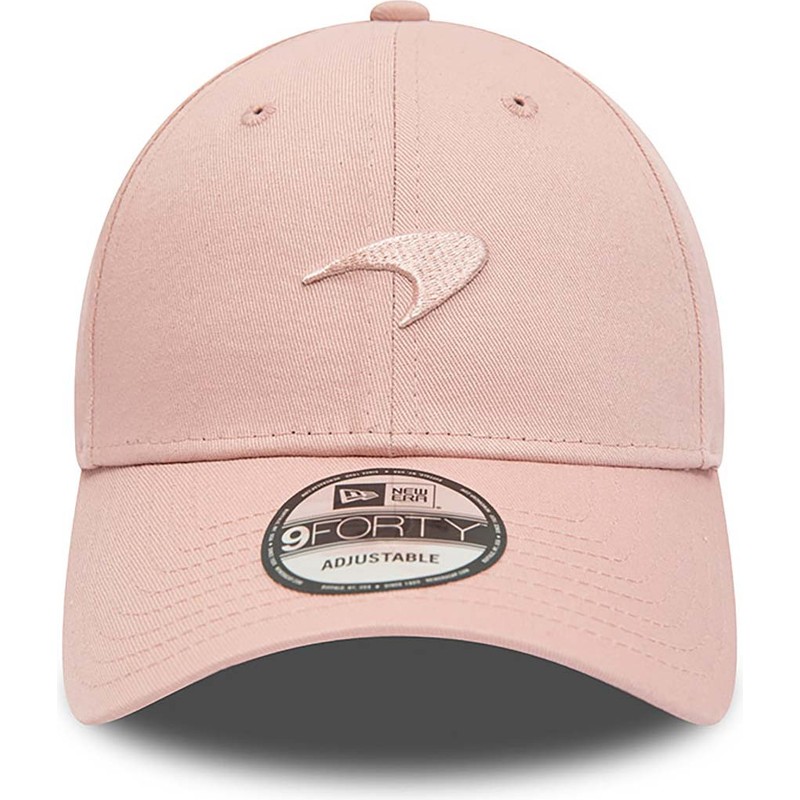 New Era Curved Brim Pink Logo 9FORTY Seasonal McLaren Racing Formula 1 ...