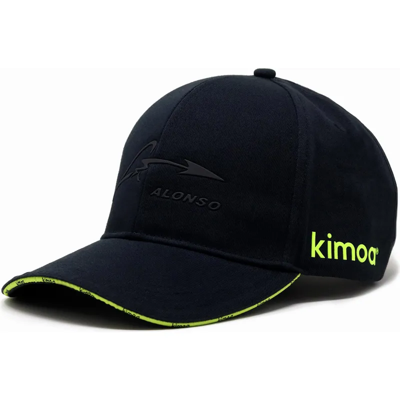 Kimoa Curved Brim Fernando Alonso Aston Martin Formula 1 Black ...