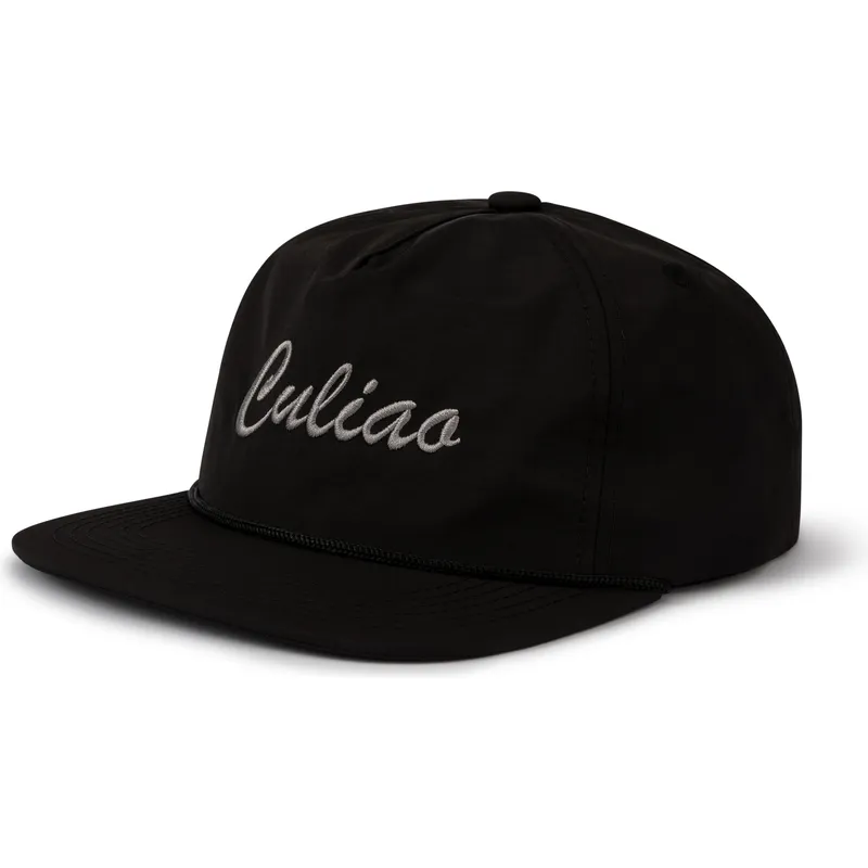Pica Pica Flat Brim Culiao Black Snapback Cap: Caphunters.ca