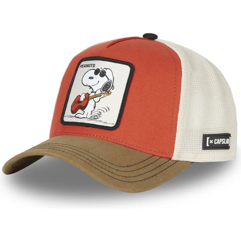Capslab Snoopy PEA CT Peanuts Multicolor Trucker Hat: Caphunters.ca