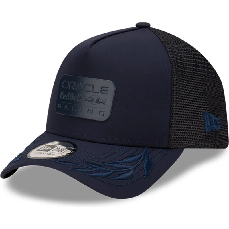 New Era A Frame Tonal Red Bull Racing Formula 1 Navy Blue Trucker Hat ...